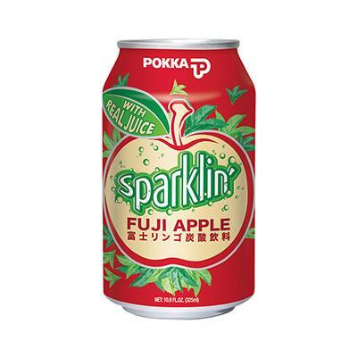 POKKA SPARKLING FUJI APPLE DRINK 300 ML — Premium Co Groceries