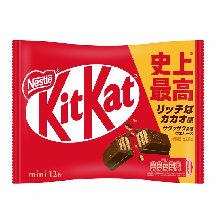 NESTLE KITKAT MINI CHOCOLATE WAFER FLAVOUR 11 PCS — Premium Co Groceries