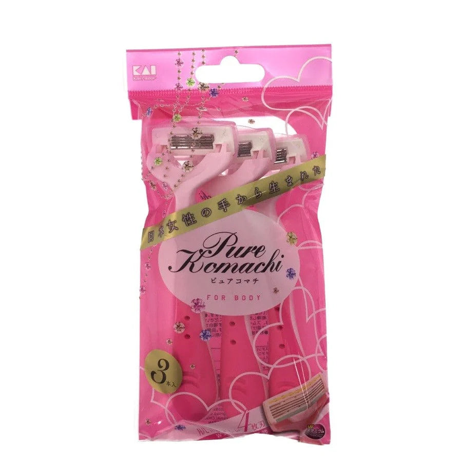 KAI RAZOR PURE KOMACHI 3 PCS — Premium Co Groceries