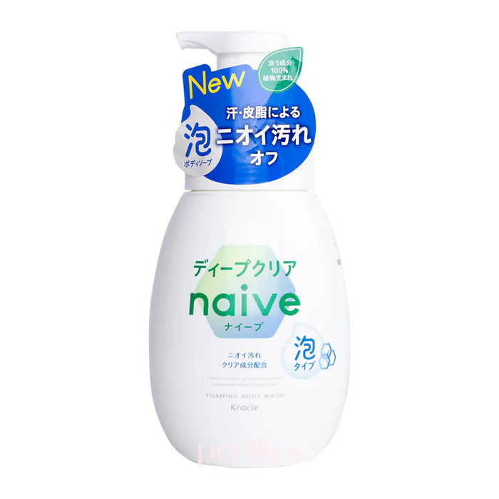KRACIE NAIVE FOAM BODY SOAP DEEP CLEAN 600 ML — Premium Co Groceries