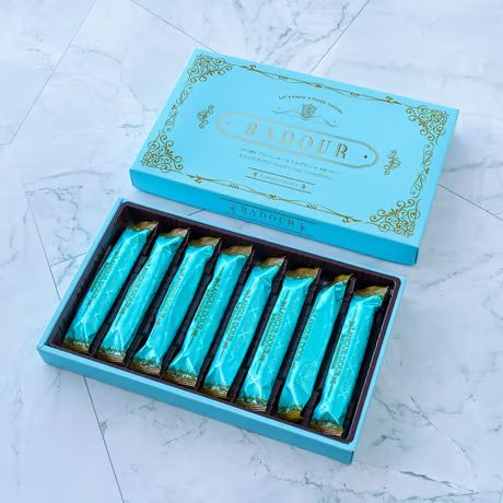 EIKODO SHOJI BADOUR PLAIN ROLL LANGUE DE CHAT SWEET CHOCOLATE 8P ...