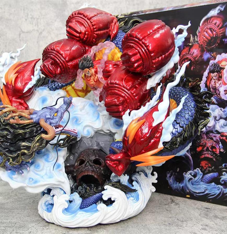 ONE PIECE DECISIVE BATTLE LUFEI HANDMADE SCULPTURE *MEGA SIZE — Premium ...