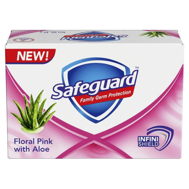 SAFEGUARD FLAVOR PINK WITH ALOE SOAP 130 G — Premium Co Groceries